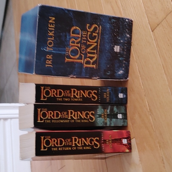 JRR Tolkien | Other | Lord Of The Rings Book Trilogy Box Set 202 With ...